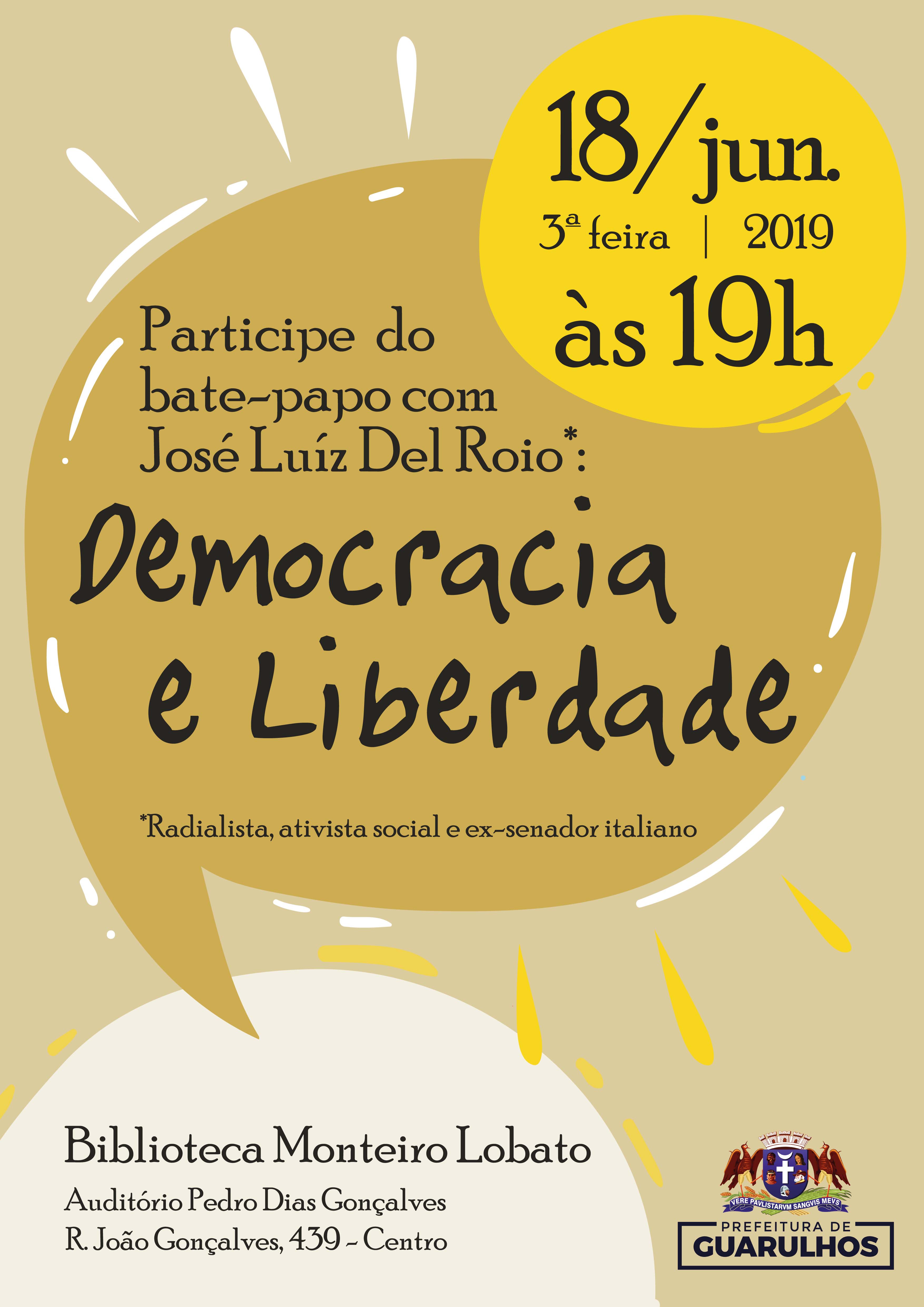 Biblioteca Monteiro Lobato recebe palestra “Democracia e Liberdade ... Biblioteca Monteiro Lobato recebe palestra “Democracia e Liberdade ...